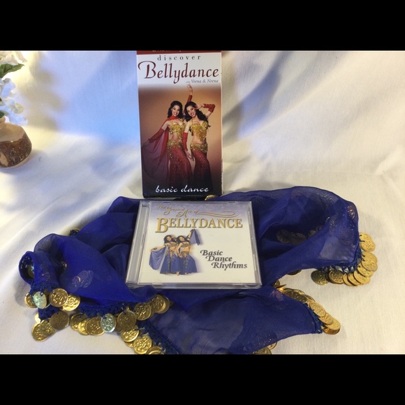 Vintage | Other | Belly Dancing Kit Coin Sarong Dvd Vhs | Poshmark